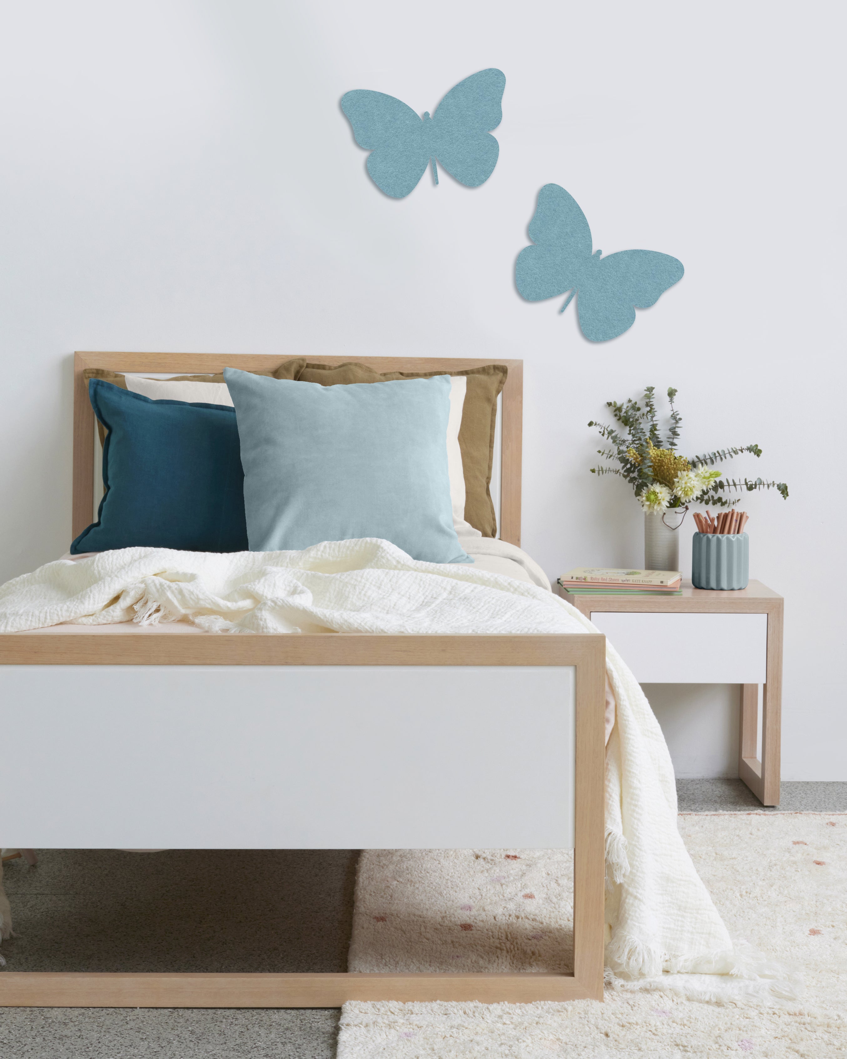 Pin Boards | Butterfly Pinboard | Frameless Felt Design