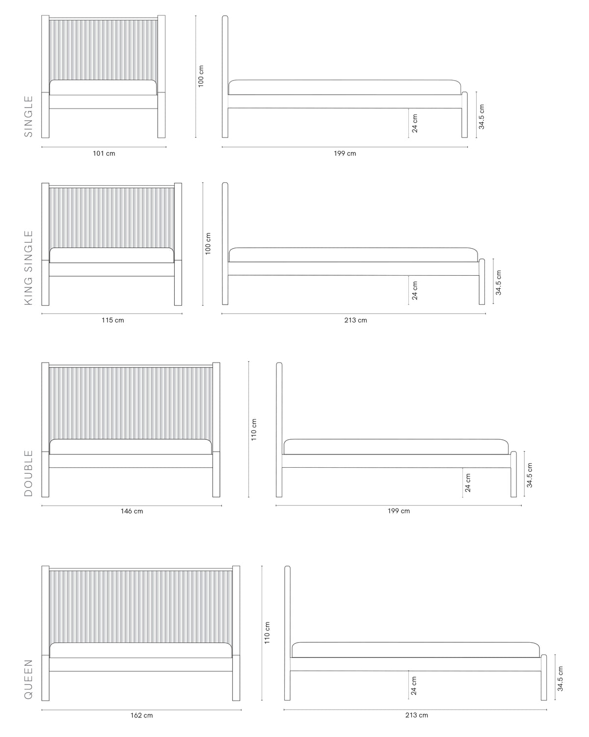 Ripple Oak Children's Wooden Bed | Children's Designer Beds
