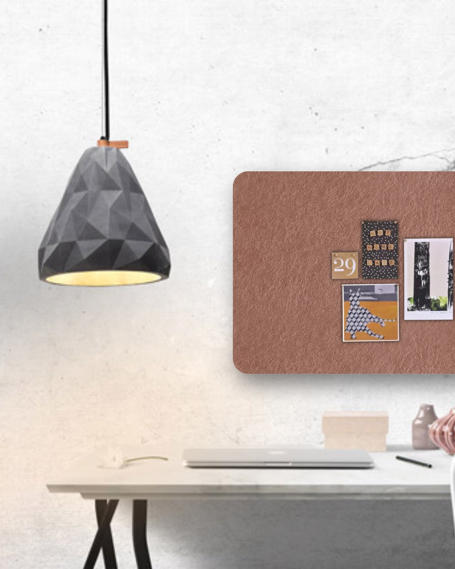 Pin Board | Curved Rectangle Felt Board for Home or Office