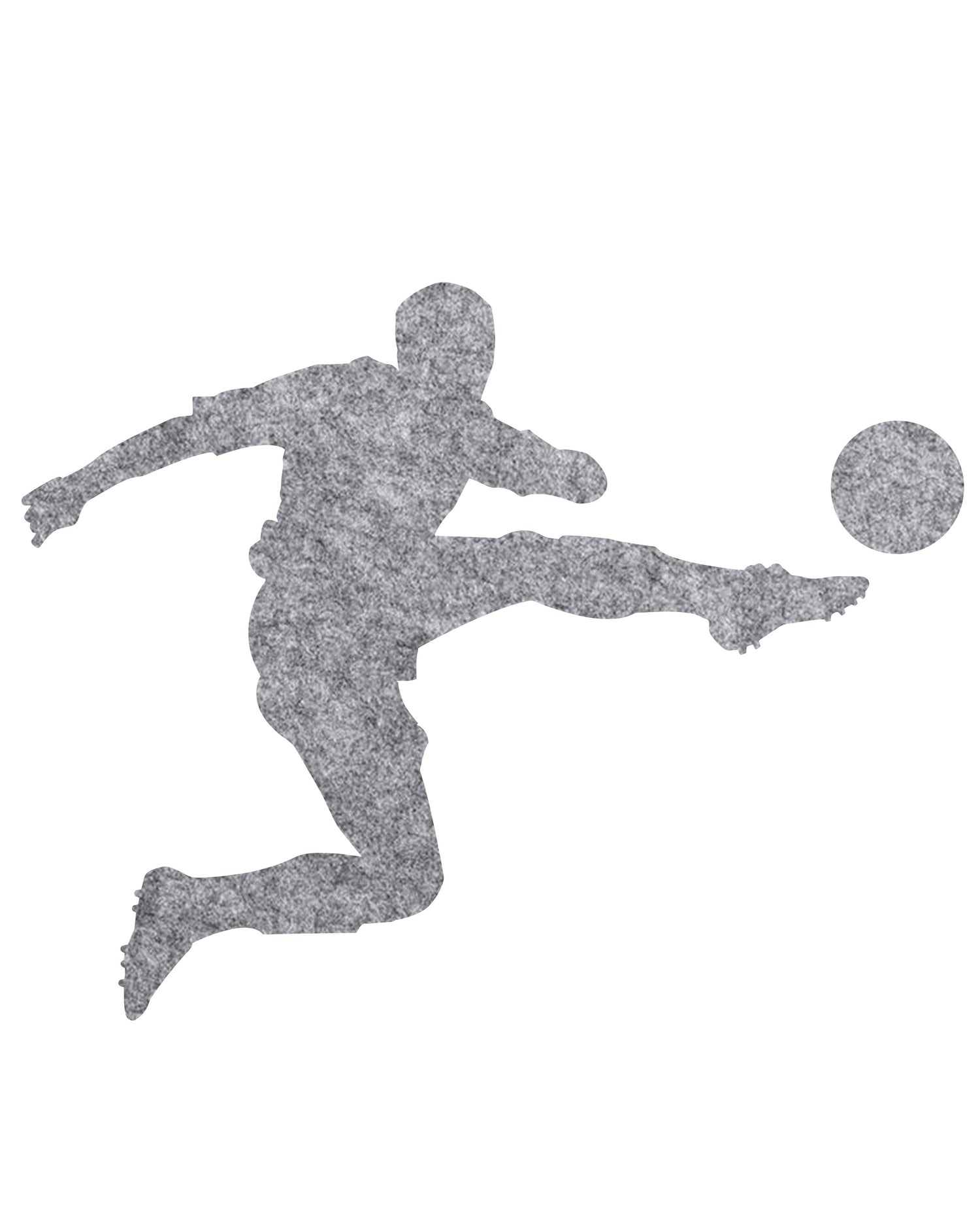 Pinboards | Soccer Player Pinboard | Frameless Felt Design