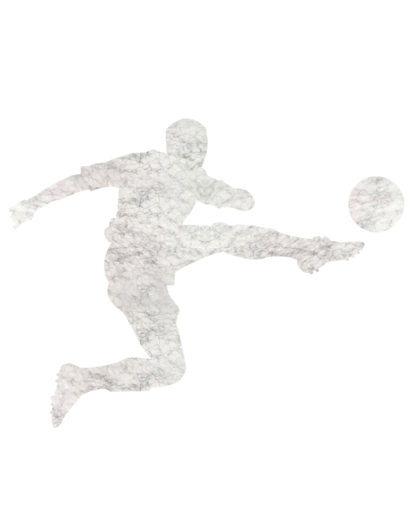 Pinboards | Soccer Player Pinboard | Frameless Felt Design