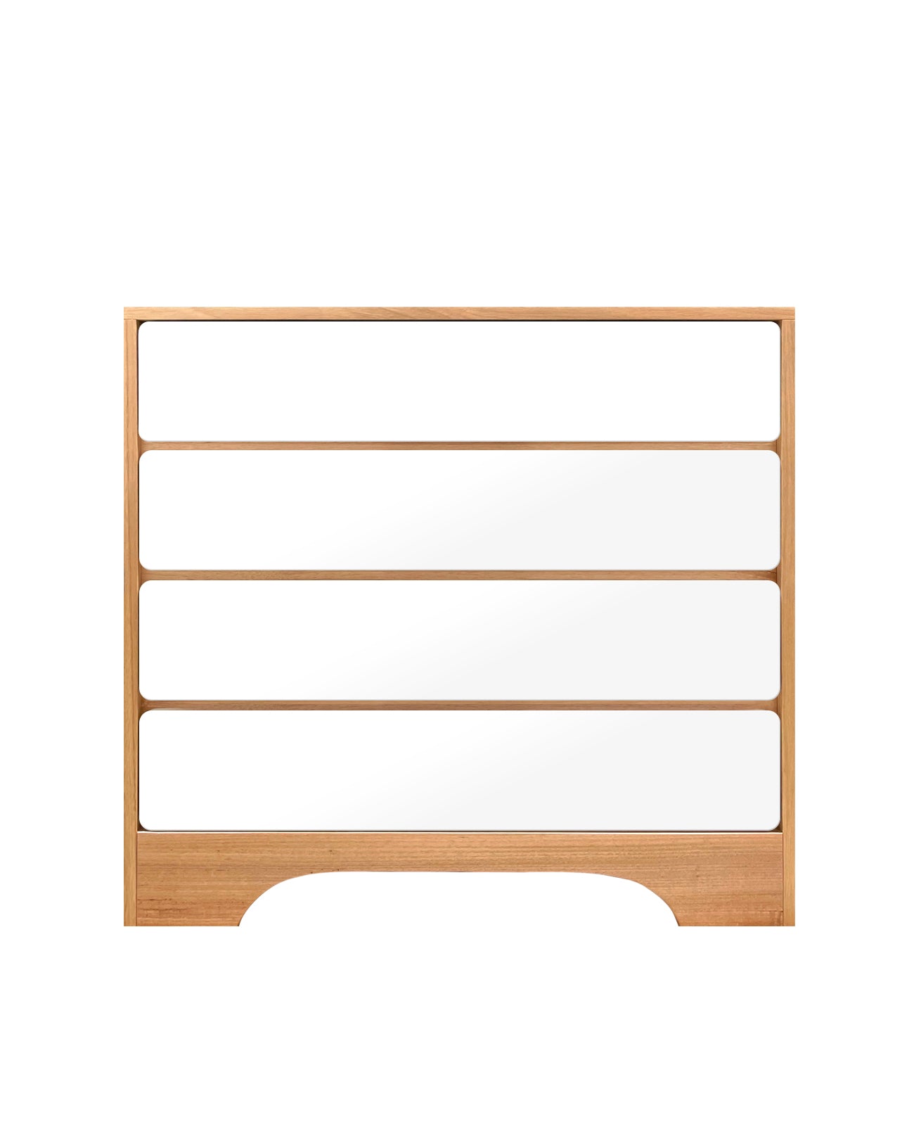 Scoop Colour Timber Chest of Drawers